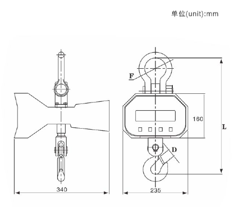 电子吊秤OCS-XZ-CCE - 浙江天佑进出口有限公司
